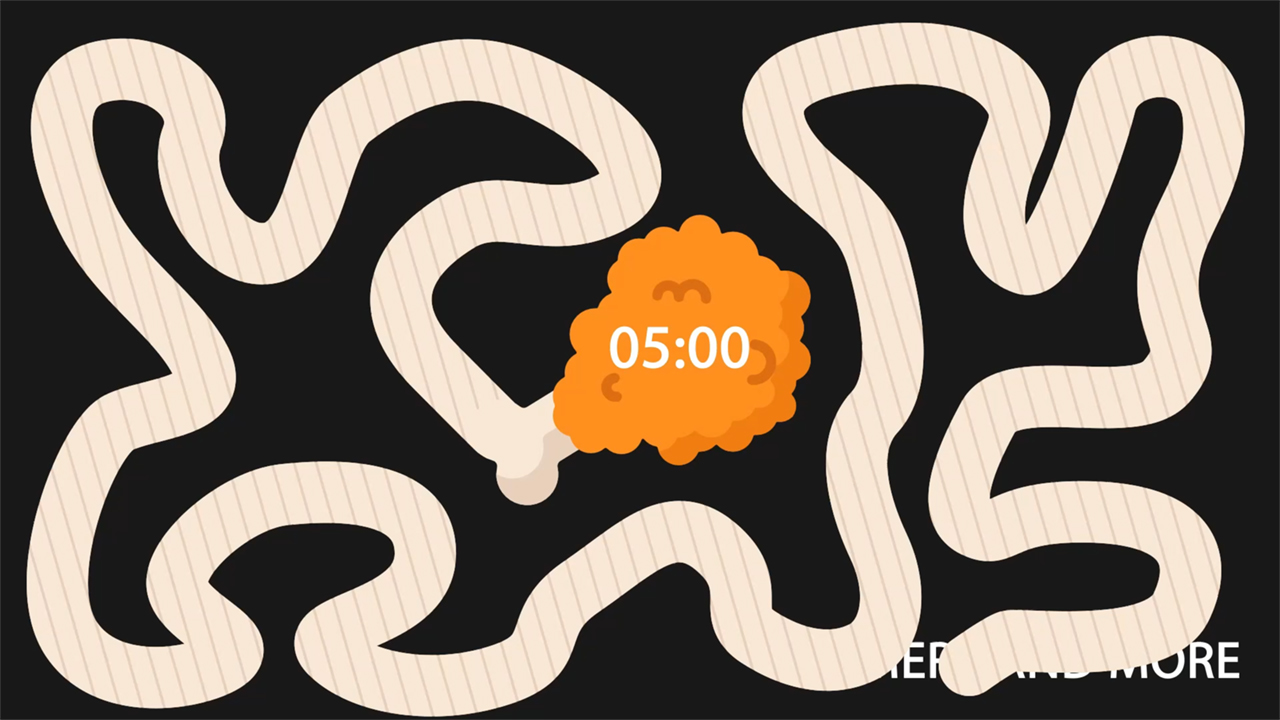 5 Minute Fried Chicken 🍗 Bomb 💣 Timer